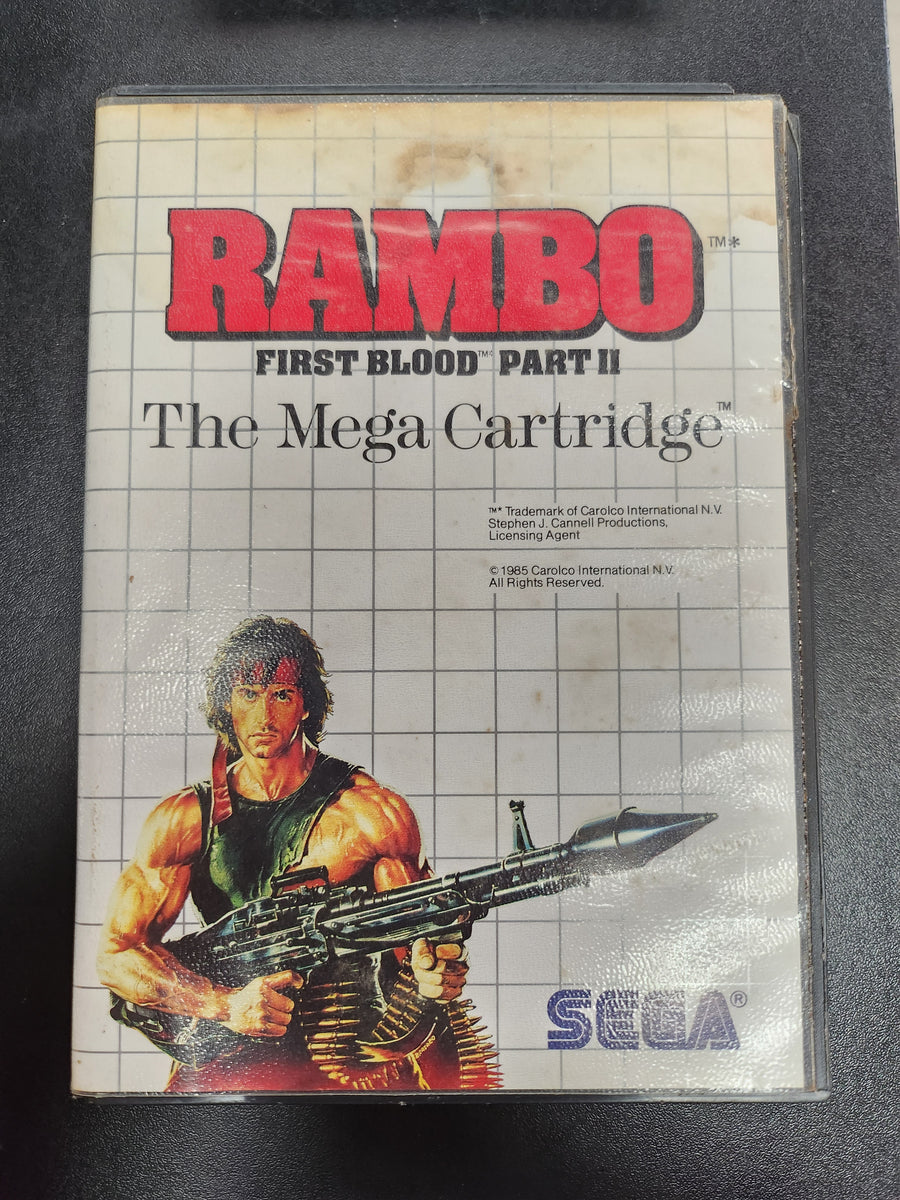 Rambo: First Blood Part II - Sega Master System – The Video Game Cavern