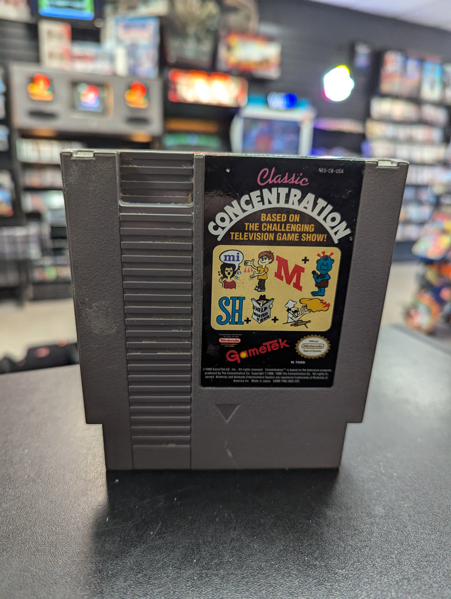 Classic Concentration - NES – The Video Game Cavern